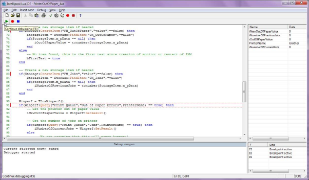Network Monitor Lua API